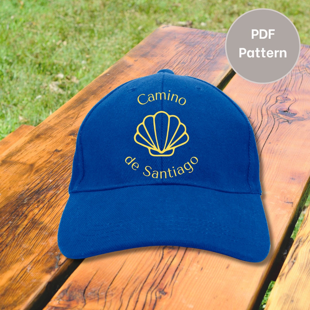 Camino De Santiago Embroidery Pattern; Hiking Embroidery Design; Camino ...