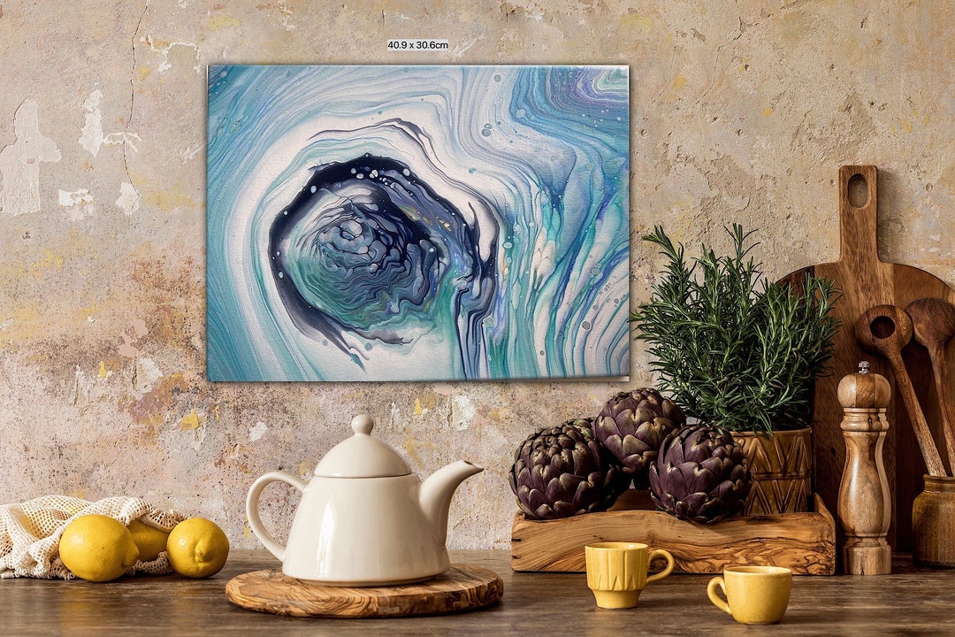 Original Acrylic Painting “INTO THE ABYSS” 40x30 Cm on Quality ...