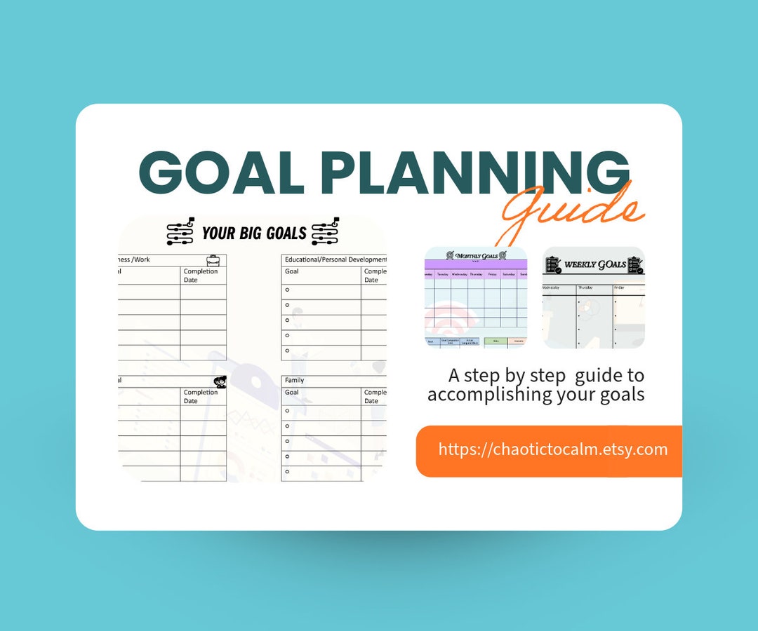 Goal Planning Guide - Etsy