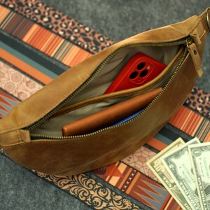 Brown Fanny Pack for Women 6 Different Pattern Strap Available, Custom ...