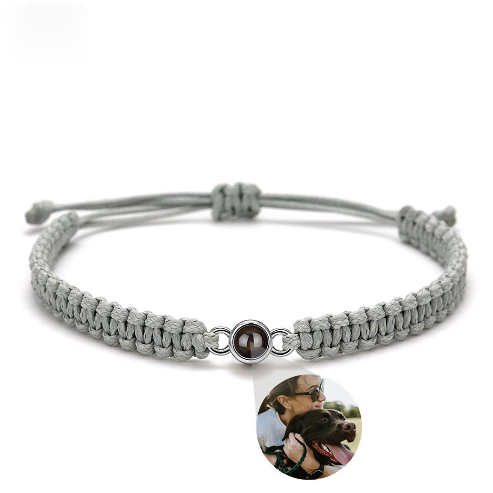 Custom Photo Projection Bracelet,personalized Picture Projection Beaded ...