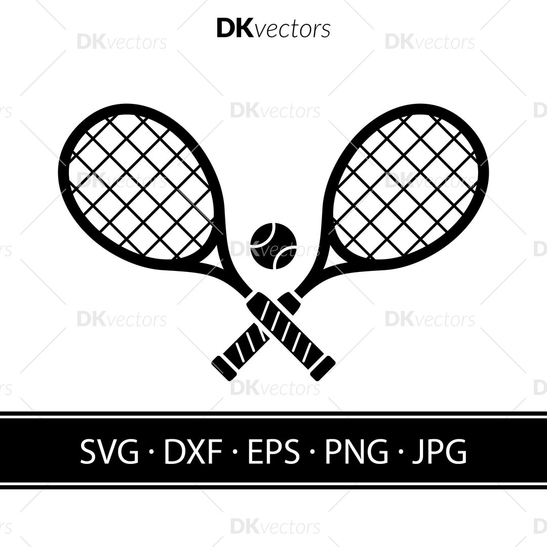 Tennis Racket SVG Instant Download .svg .dxf .png .eps - Etsy