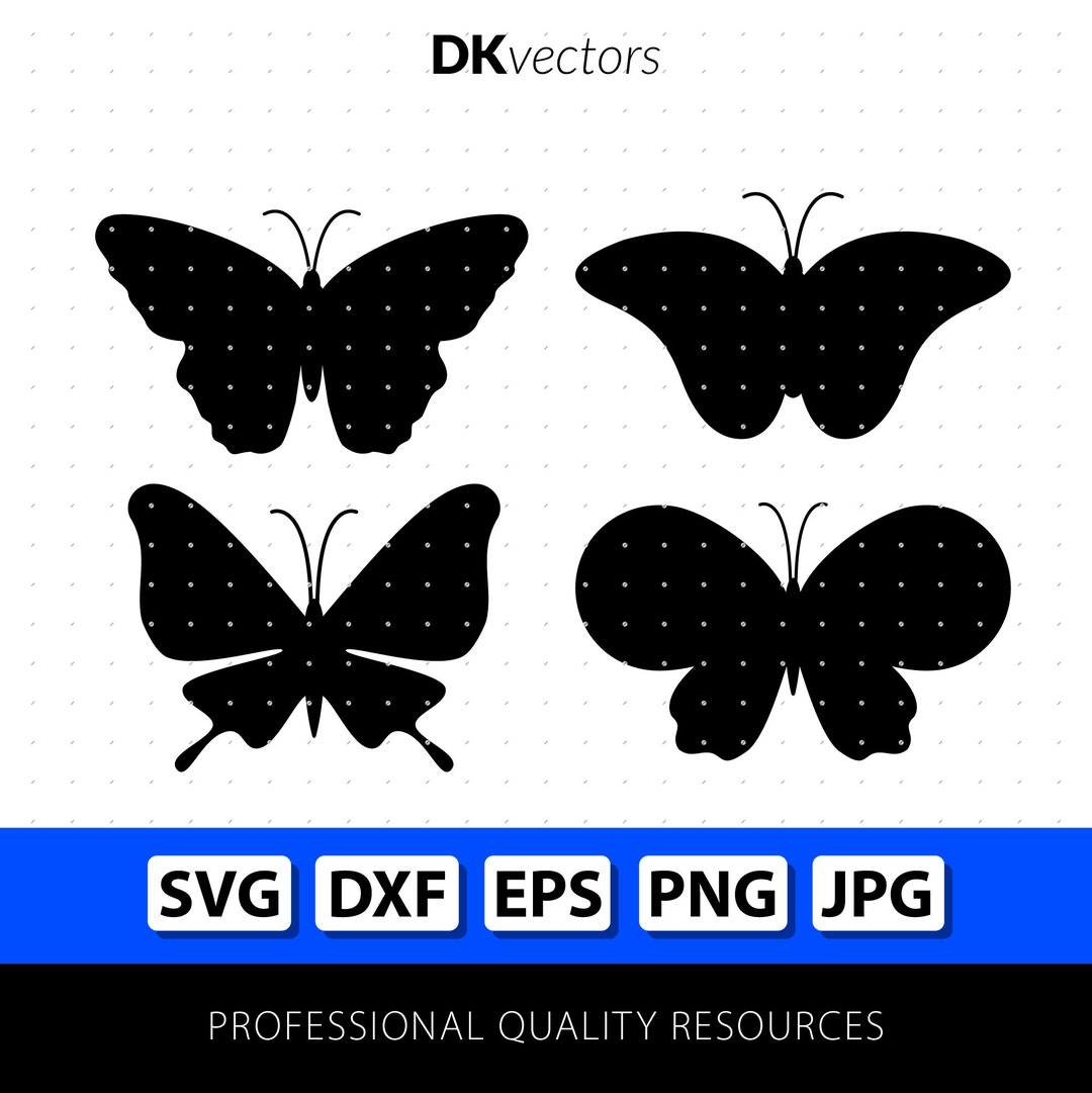 Butterfly SVG Instant Download .svg .png .dxf .eps .jpg for Shirts ...