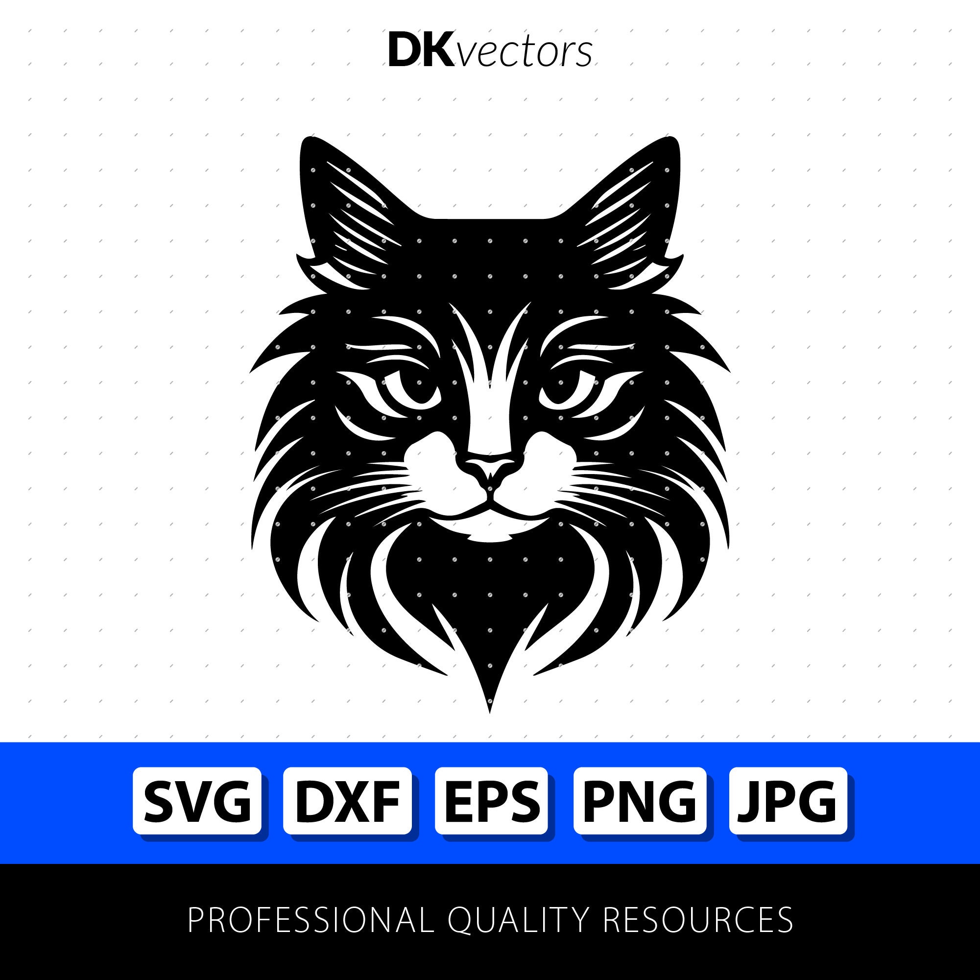 Cat Head SVG Instant Download .svg .png .dxf .eps .jpg for Shirts ...