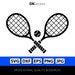 Tennis Racket SVG Instant Download .svg .dxf .png .eps .jpg for Shirts ...