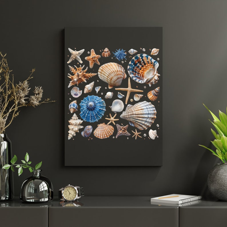 20 Colorful Sea Shells Clipart, Pearls, Sand, Seashell Digital Clipart ...