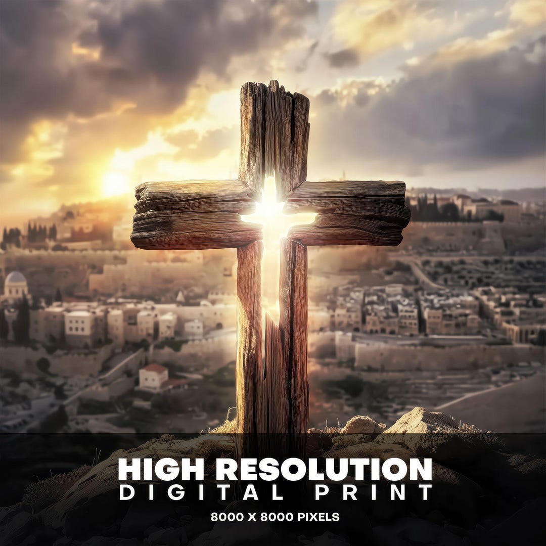 Cross in a Cross - Digital High Resolution Download - Etsy