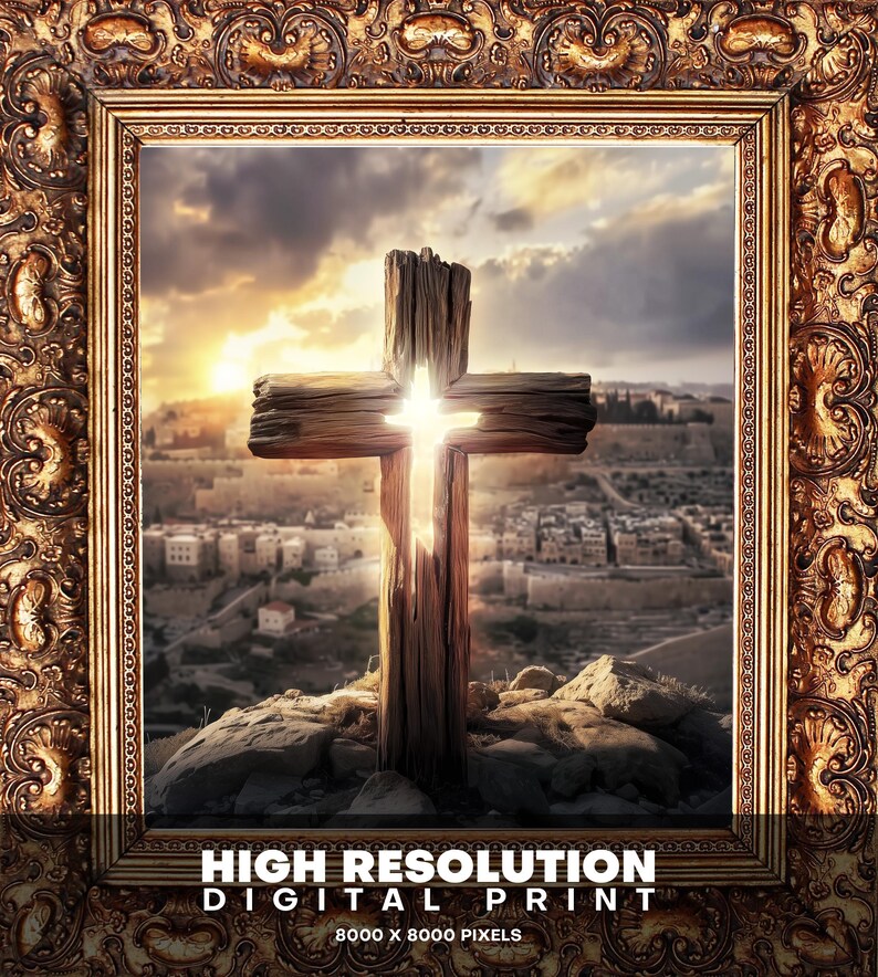 Cross in a Cross - Digital High Resolution Download - Etsy