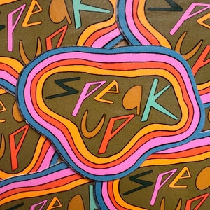 Speak up Sticker - Etsy