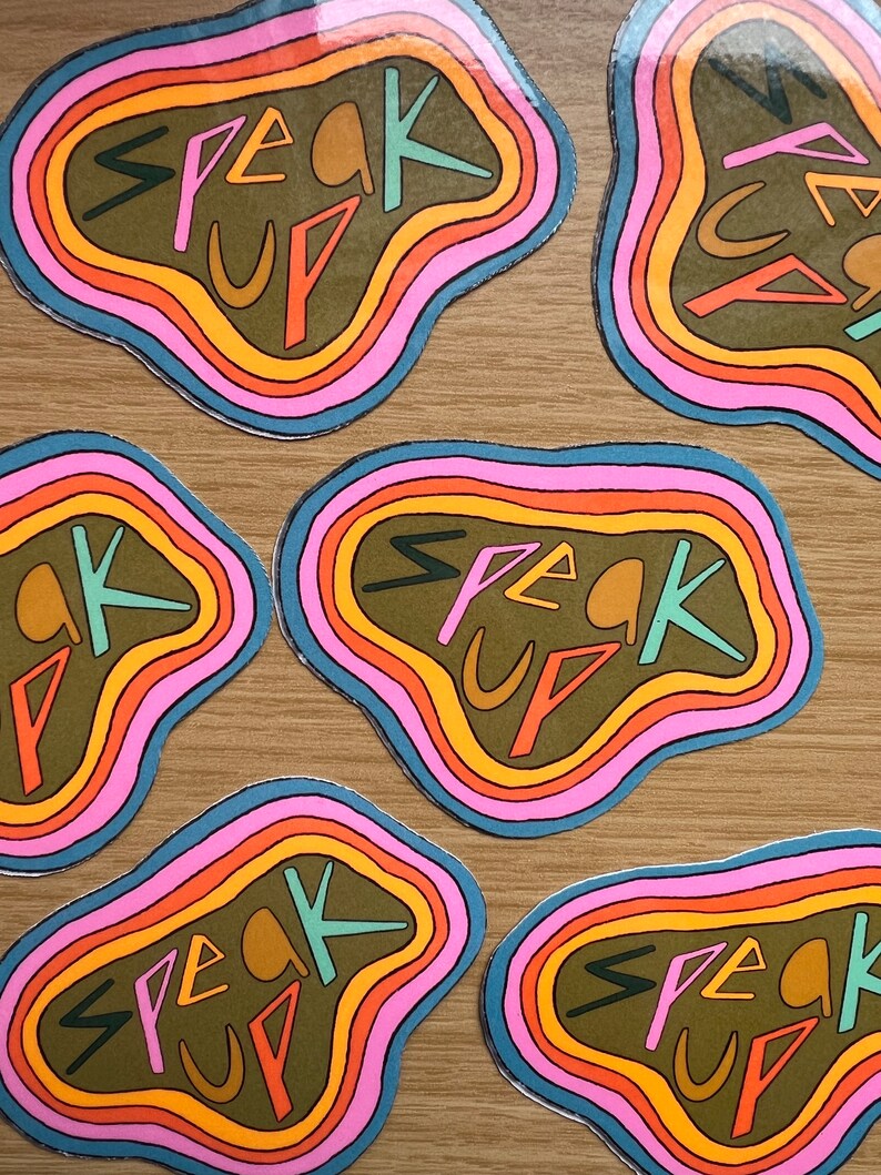 Speak up Sticker - Etsy