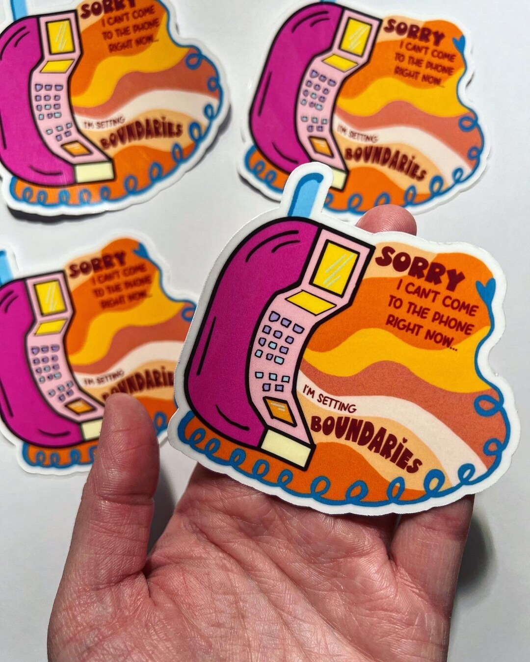 Setting Boundaries Sticker - Etsy