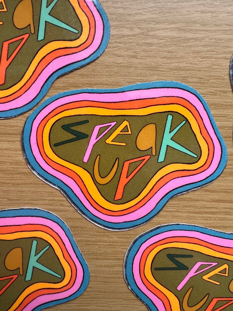 Speak up Sticker - Etsy