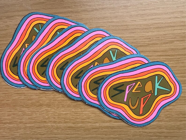 Speak up Sticker - Etsy