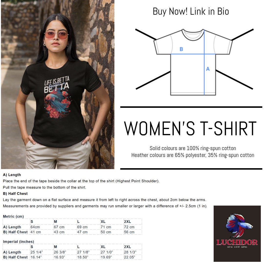 Personalized Betta Fish T-shirt, Women, Gaudi Art Betta, Gift, Siamese ...