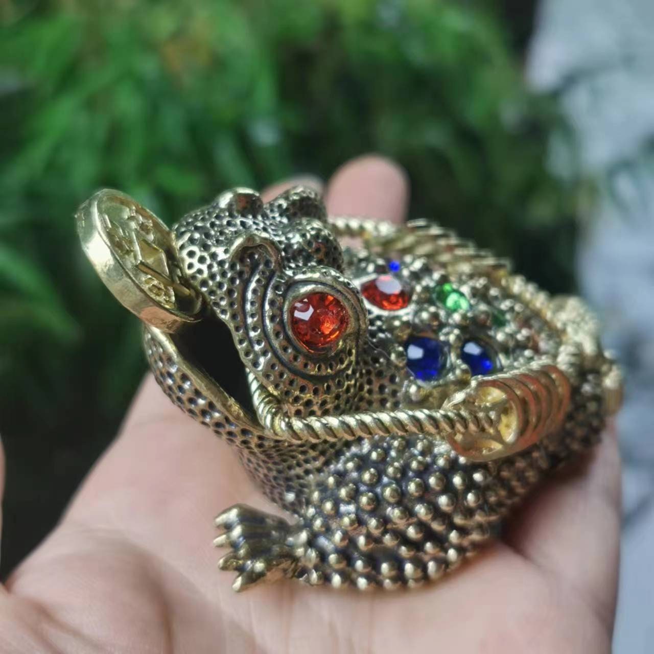 Wealth Golden Frog Toad Coin Fortune, Frog Feng Shui Toad Luckyornament ...