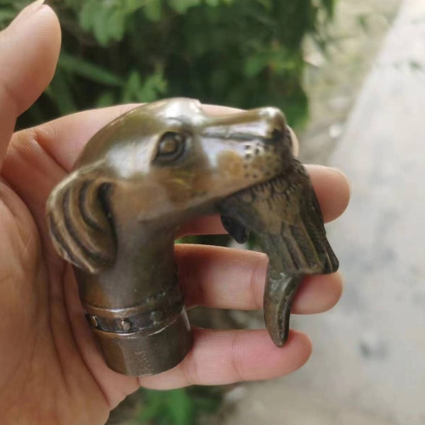 Dog's Head Cane - Etsy