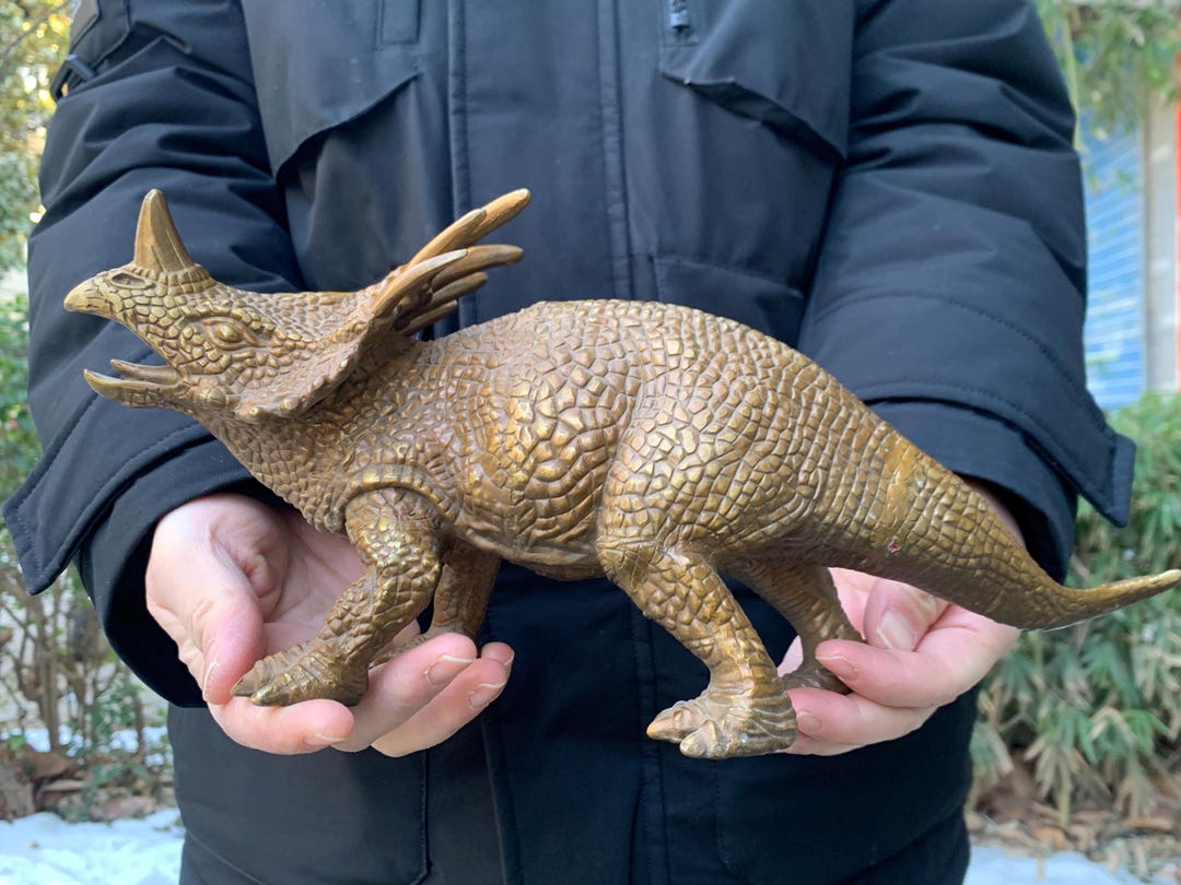 Vntage Style Copper Allosaurus Jurassic World Toy Cretaceous Roar ...