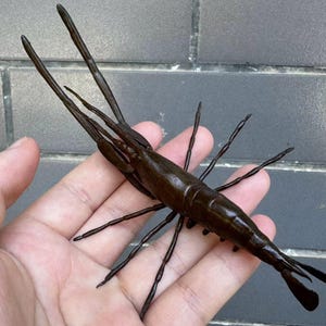 Vintage Copper Shrimp Figure Japanese Antique Metal Sea Animal Artisan ...