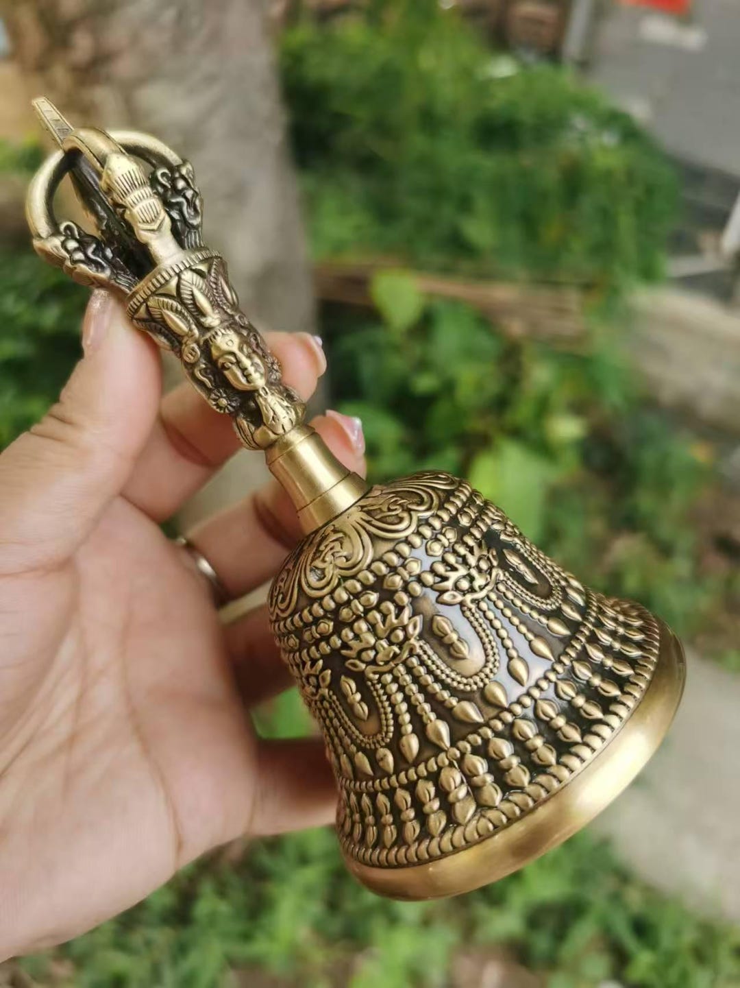 Tibet Copper Vajvakilaka,handcrafted Vajra Bell Buddhism Phurpa Copper ...