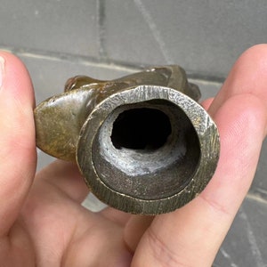 Vintage Copper Cane Walking Stick,fengshui Brass Hand Carved Crutch ...