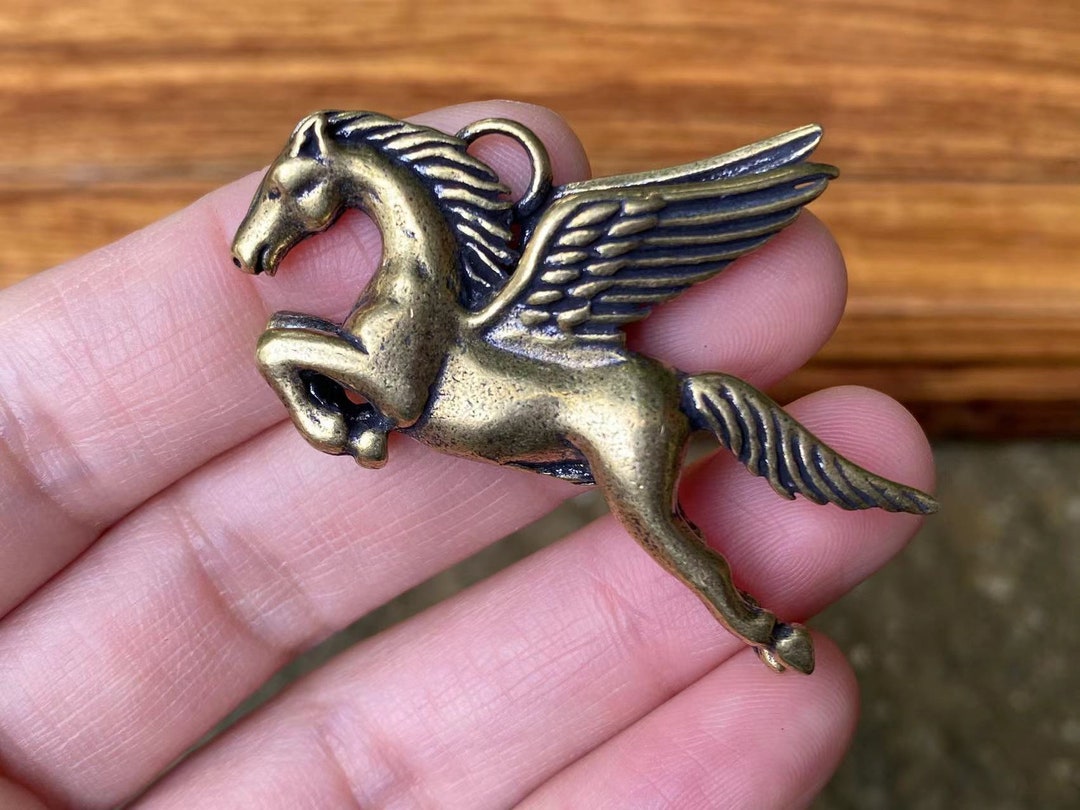 2 Pieces Mini Cooper Winged Horse Flying Pegasus Pendant, God Greek ...