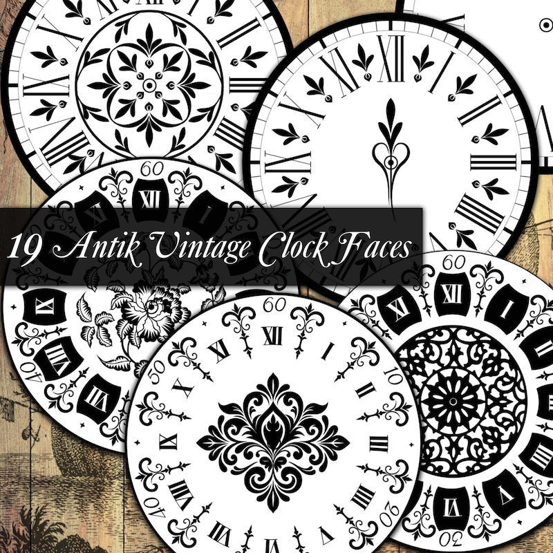 Clock Faces - Etsy