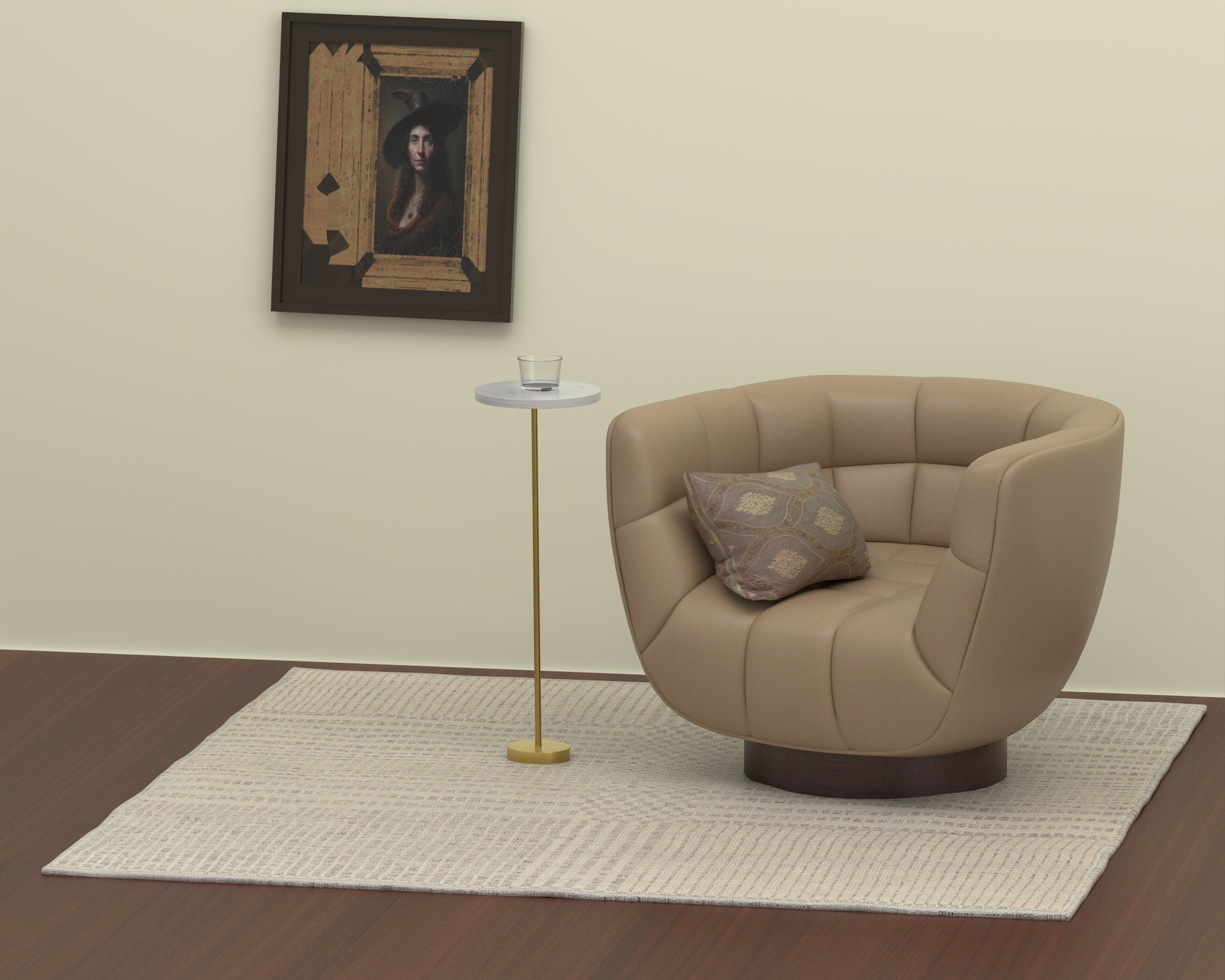 Hannah Drink Table/bar Table/small Side Table/cocktail Table/accent ...