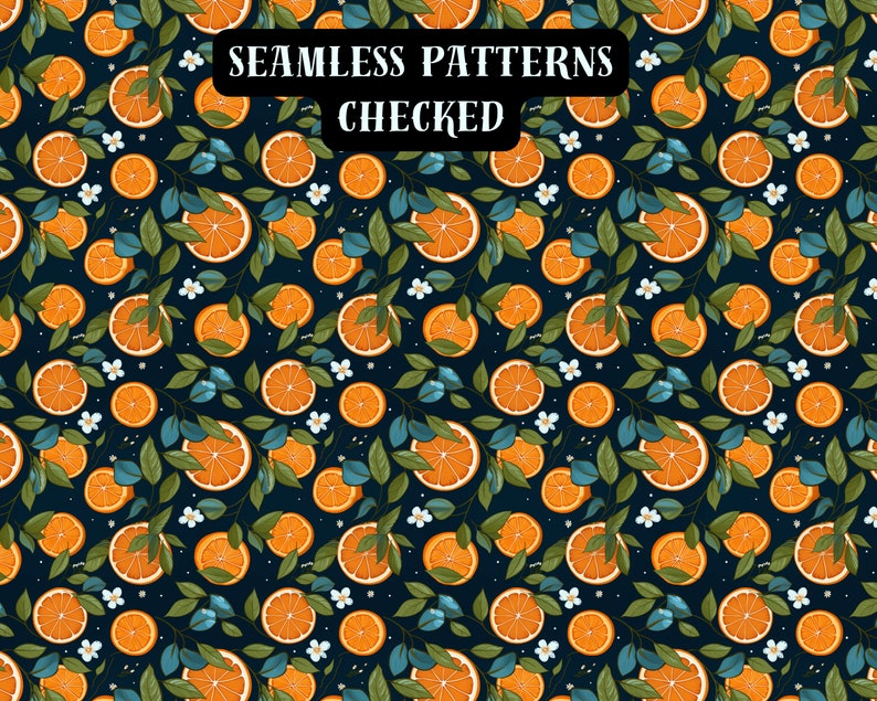 Oranges Digital Paper, Orange Scrapbook Papers, Watercolor Orange ...