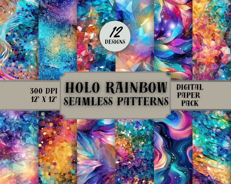 Rainbow Glitter & Shimmer Textures, Iridescent Glitter Backdrop ...