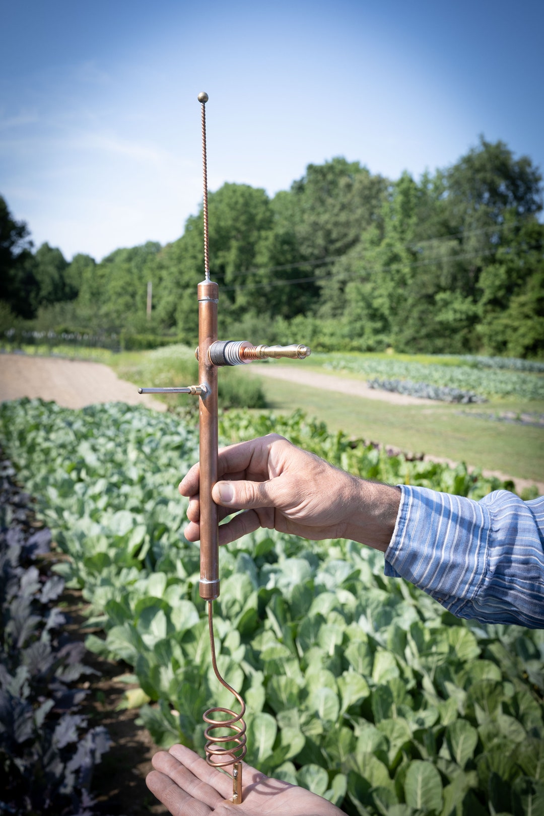 CW2 Paramagnetic Electroculture Terrestrial/aerial Antenna "asha" - Etsy