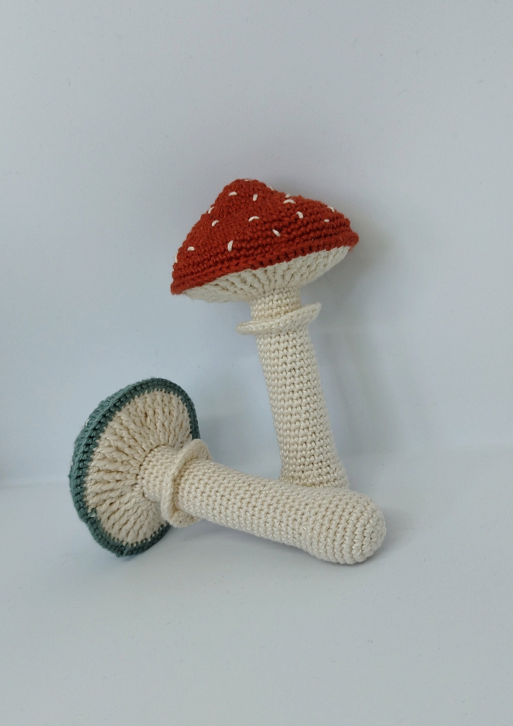 Mushroom Baby Rattle Crochet Pattern (amigurumi Tutorial PDF File) - Etsy
