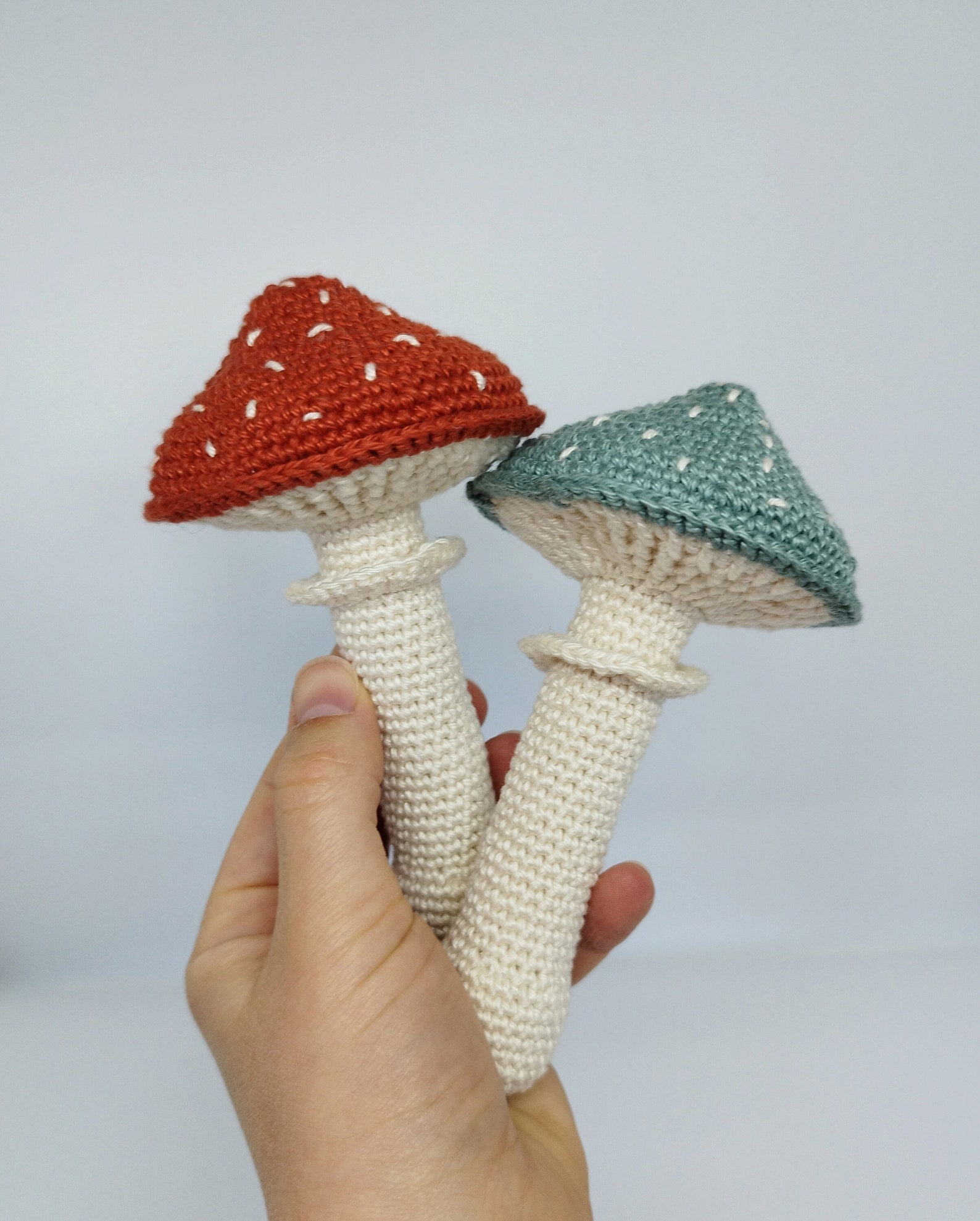 Mushroom Baby Rattle Crochet Pattern (amigurumi Tutorial PDF File) - Etsy