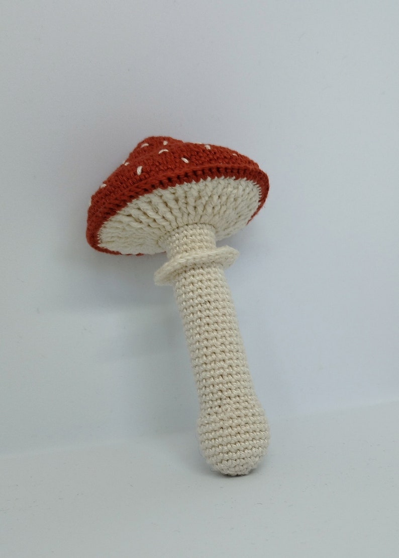 Mushroom Baby Rattle Crochet Pattern (amigurumi Tutorial PDF File) - Etsy