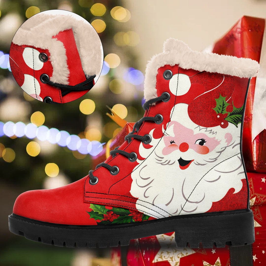 Custom Christmas Bootswaterproof Santa Boot For Winterwomen Etsy custom-christmas-bootswaterproof-santa-boot-for-winterwomen-etsy