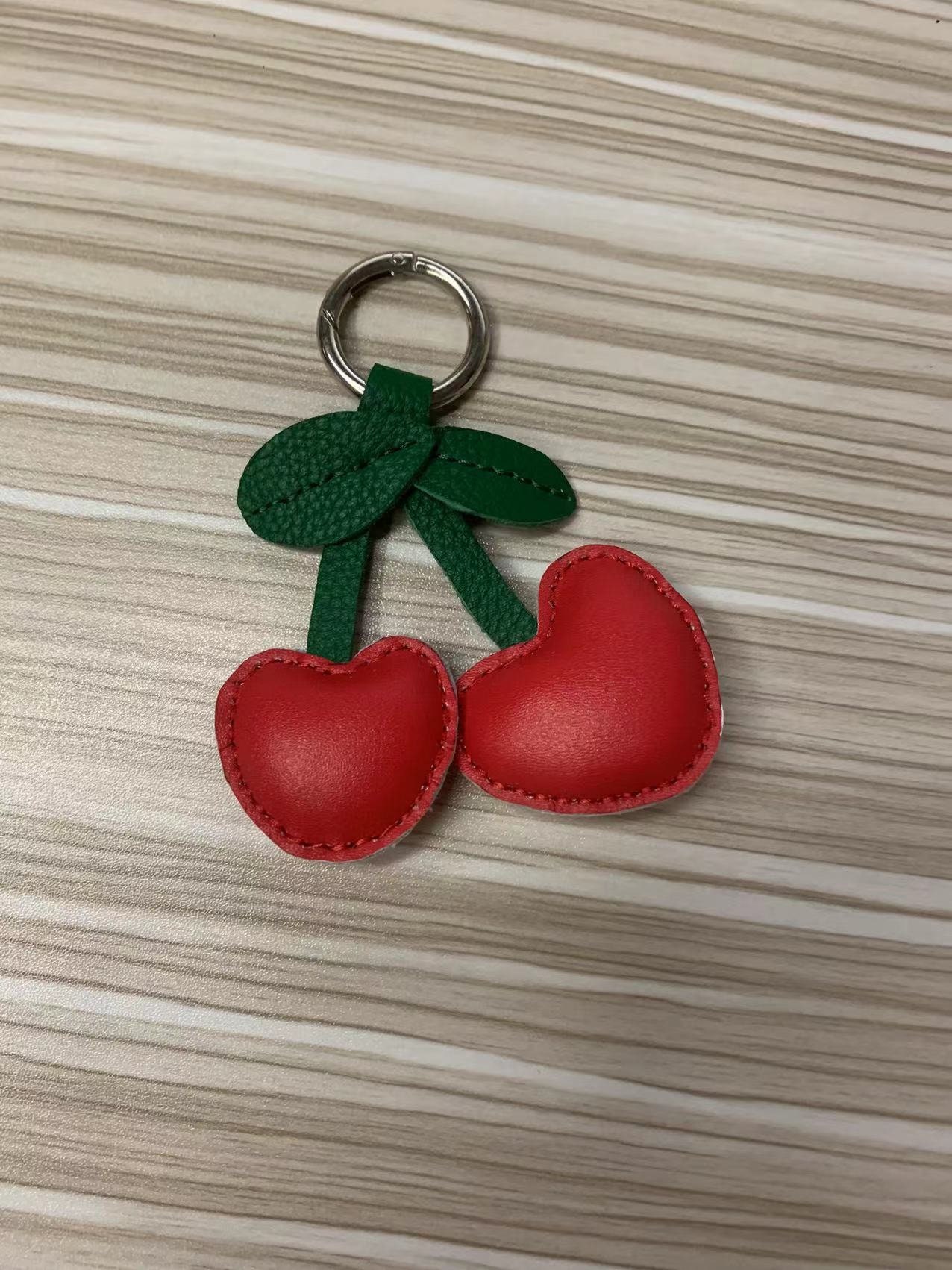 Custom Cherry Key Chain,red Cherry Handbag Charm,good Quality Birthday ...