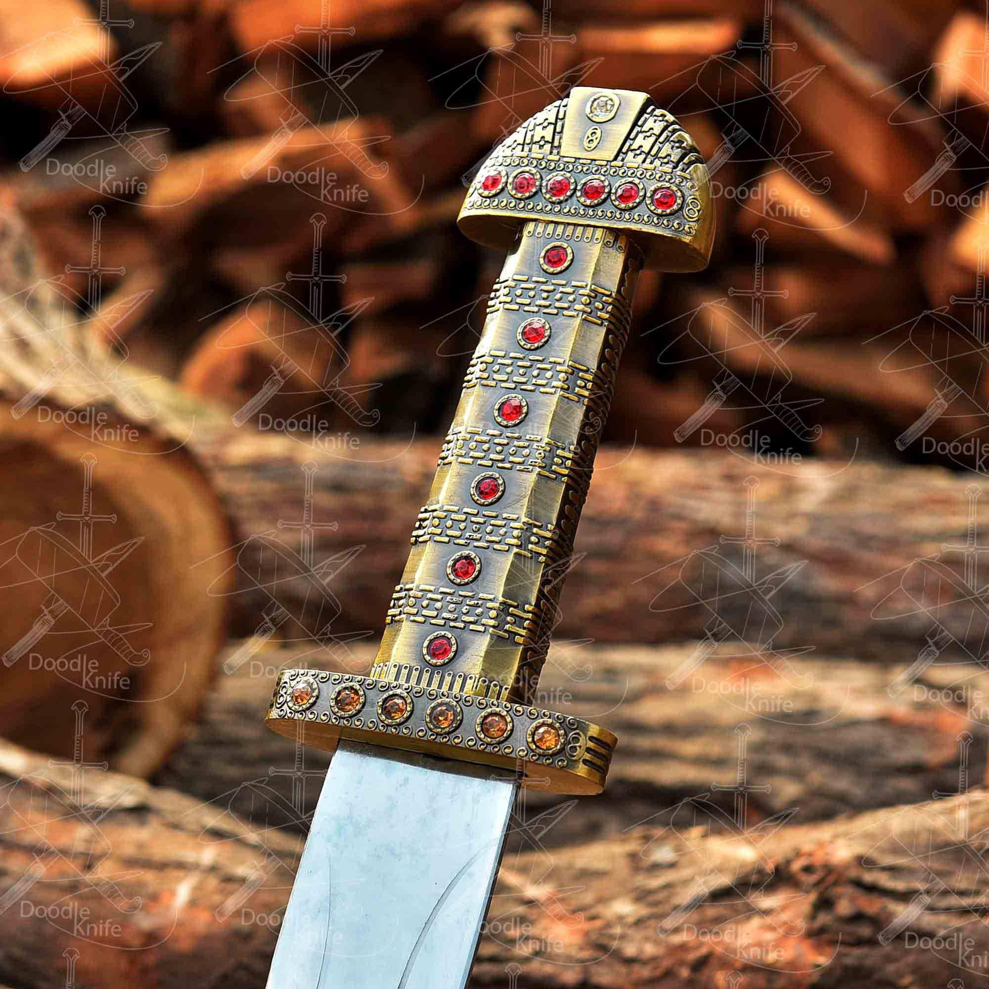 Hand-forged Ragnar Lothbrok Viking Sword Authentic Norse - Etsy