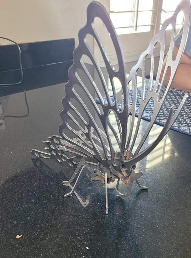3D Butterfly Metal Art- DXF File - Digital Download- File(s) Only ...