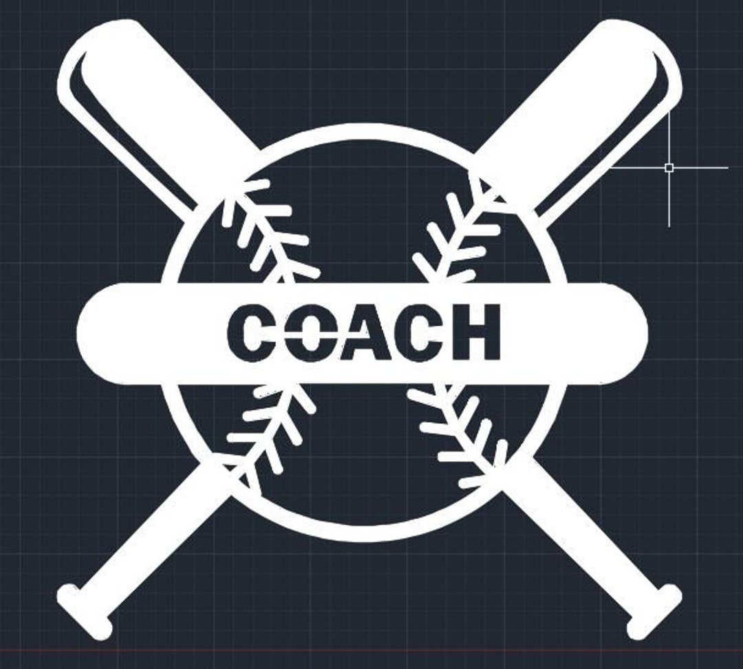 Baseball Coach Appreciation Plaque DXF File - Digital Download- File(s ...