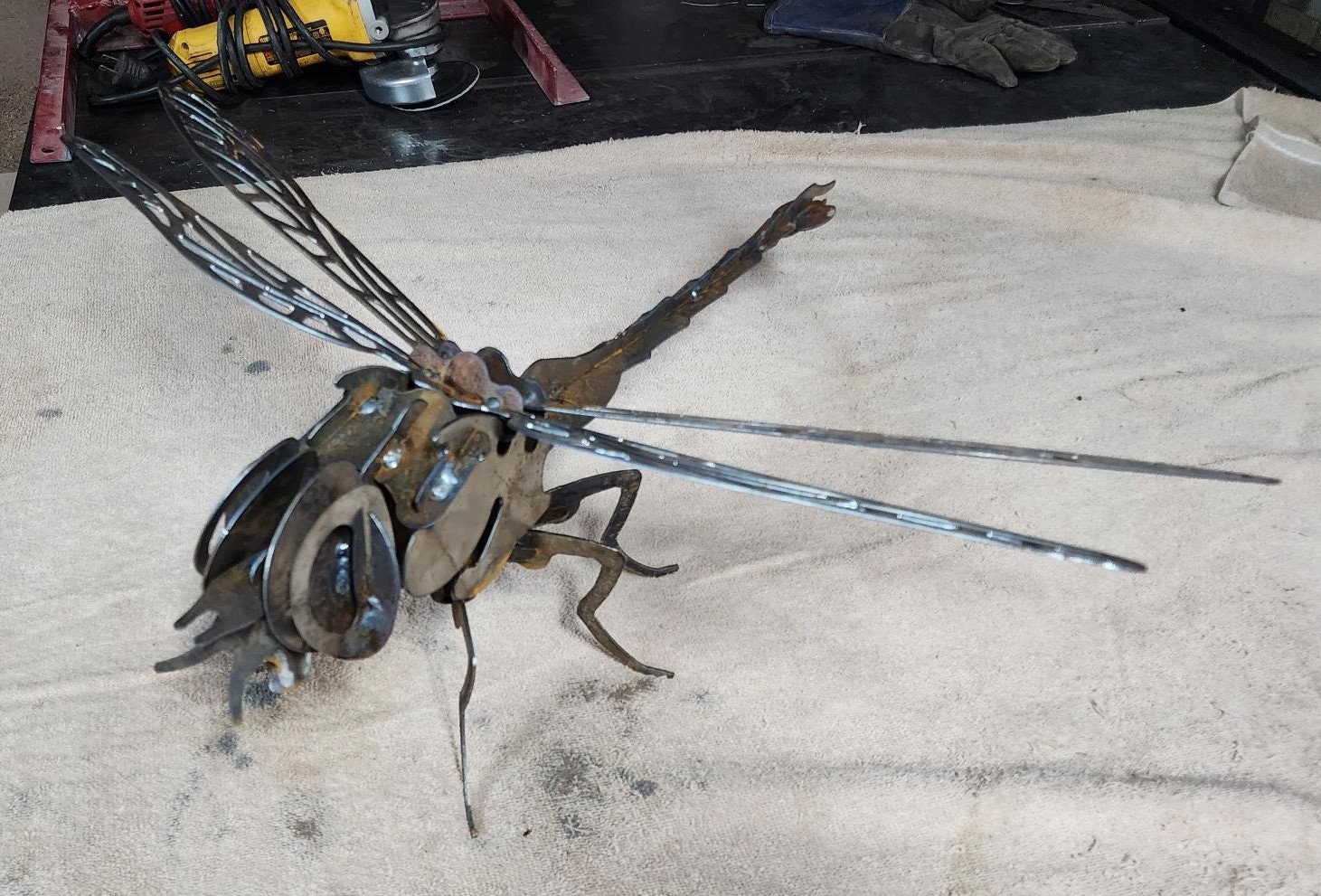 3D Dragonfly Metal Art- DXF File - Digital Download- File(s) Only ...