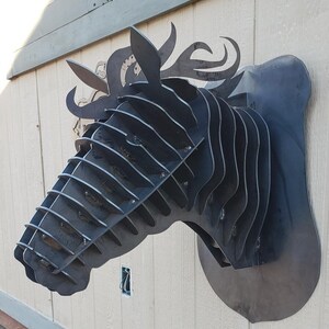 Life Size 3D Horse Head Metal Art- DXF File - Digital Download- File(s ...