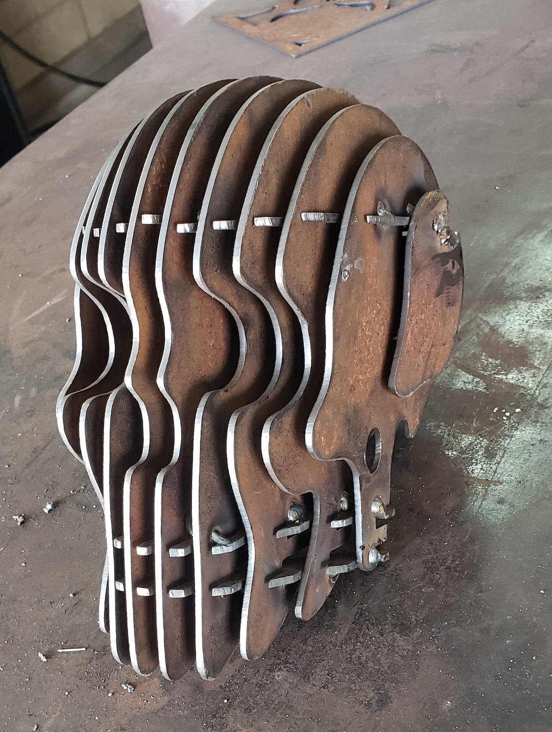 3D 8" Skull- DXF File - Digital Download- File(s) Only- Plasma or Laser ...