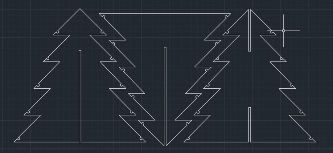 3D Christmas Tree Metal Art- DXF File - Digital Download- File(s) Only ...