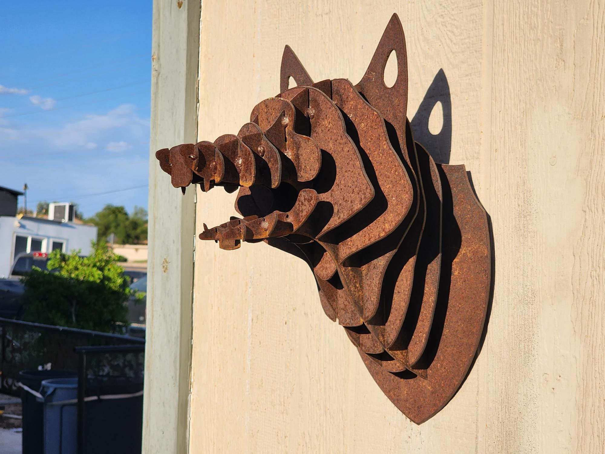 3D Life Size Wolf Head Metal Art- DXF File - Digital Download- File(s ...