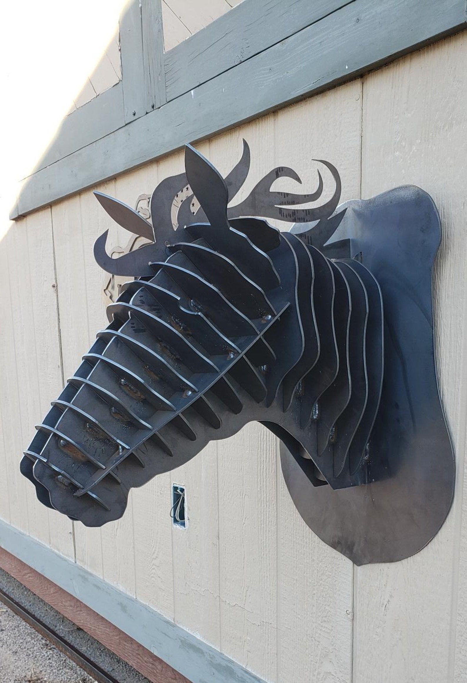 Life Size 3D Horse Head Metal Art- DXF File - Digital Download- File(s ...