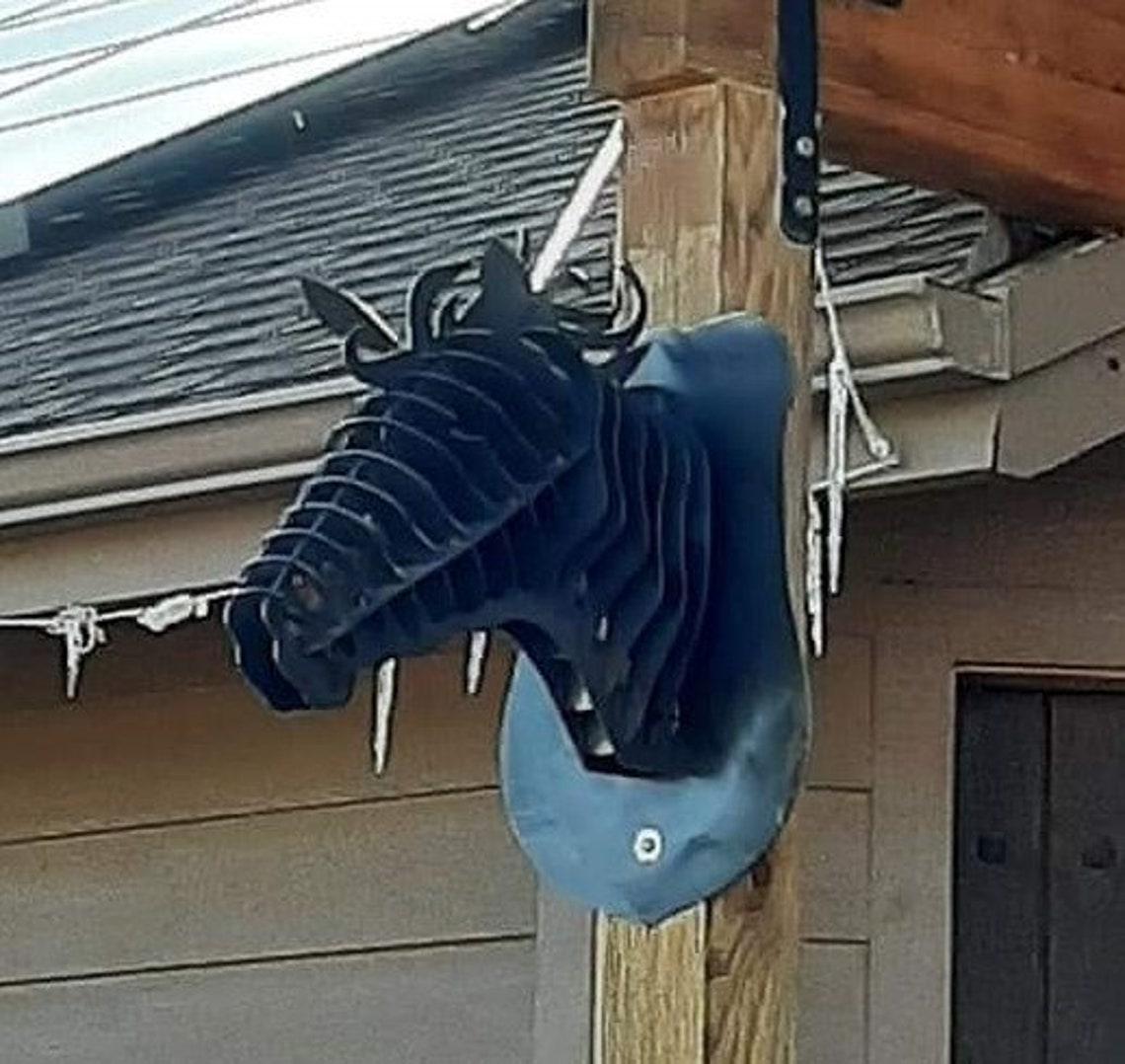Life Size 3D Horse Head Metal Art- DXF File - Digital Download- File(s ...