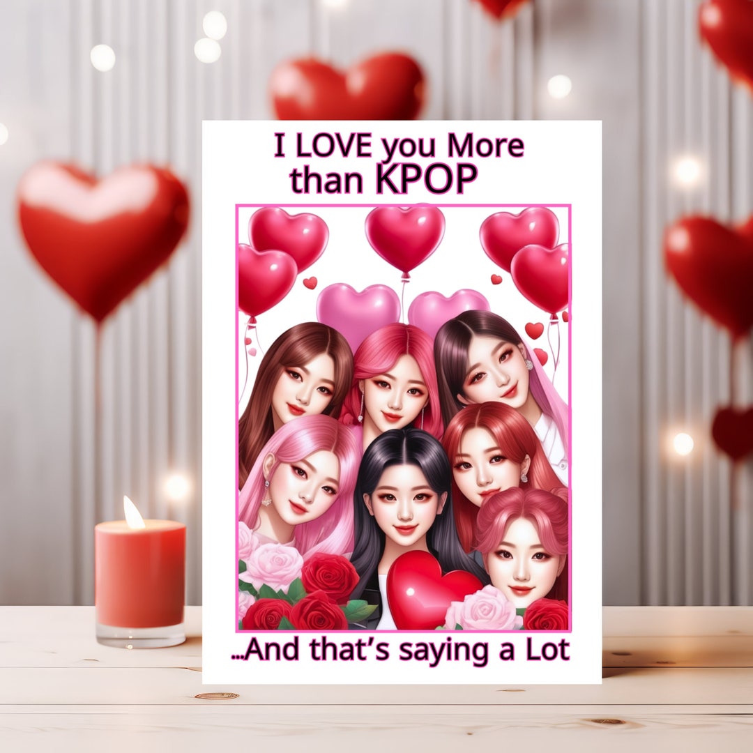 FUNNY PRINTABLE KPOP Valentine's Day/friendship Card for Boyfriend ...