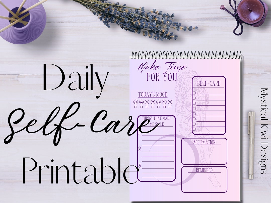 Daily Self-care Printable - Etsy