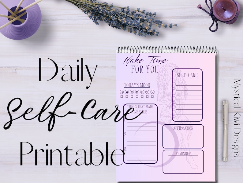 Daily Self-care Printable - Etsy