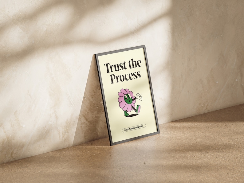 Poster: Trust the Process - Etsy