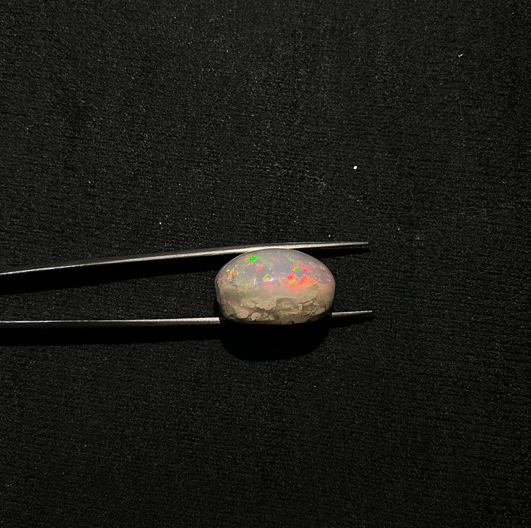 OPAL Huge Size Electric Fire 32.50ct AAA Quality Natural Ethiopian Opal Gemstone Cabochon Unique ...